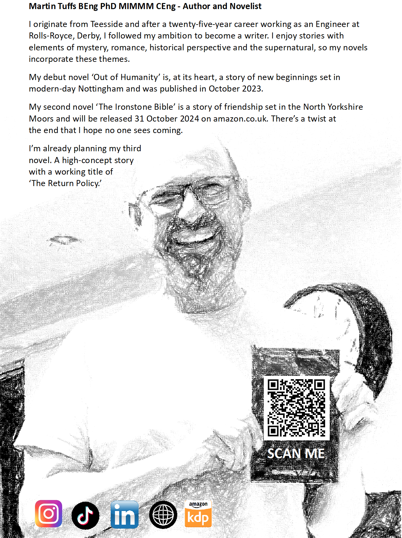 Martin Tuffs - Author and Novelist